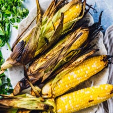 How to cook corn in a husk recipes - Side dish