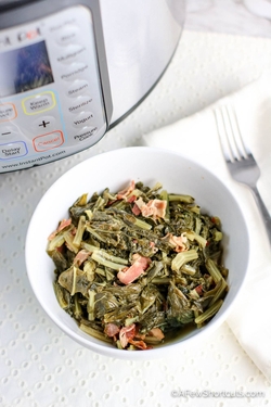 Easy Instant Pot Turnip Greens & Turnips Recipe - Side dishes