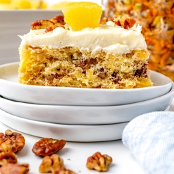 Dessert - Crushed pineapple and white cake mix recipe