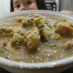 Dinner - How to cook ginisang monggo with ampalaya recipes