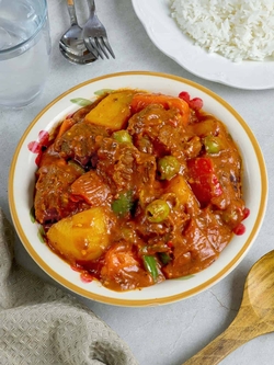 How to cook beef caldereta batangas style recipes - Main dish