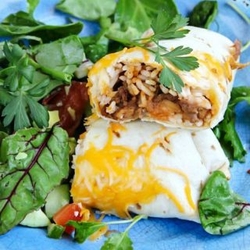 Bean and rice burritos with ground beef recipes - Sandwiches amp