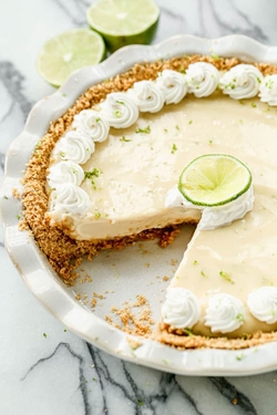 Dessert - Baked key lime pie with cream cheese recipes