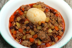 Dinner - Giniling na baboy recipe with tomato sauce